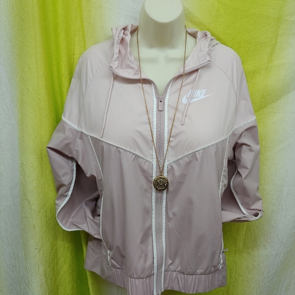 Nike | Jackets & Coats | Nwt Nike Pastel Rose Pink Mauve Windbreaker ...